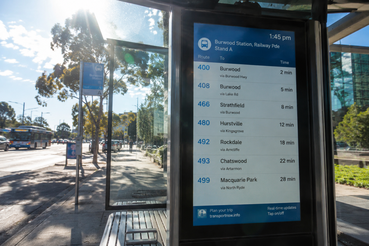 Digital signage for public transport: PID guide | Manuco